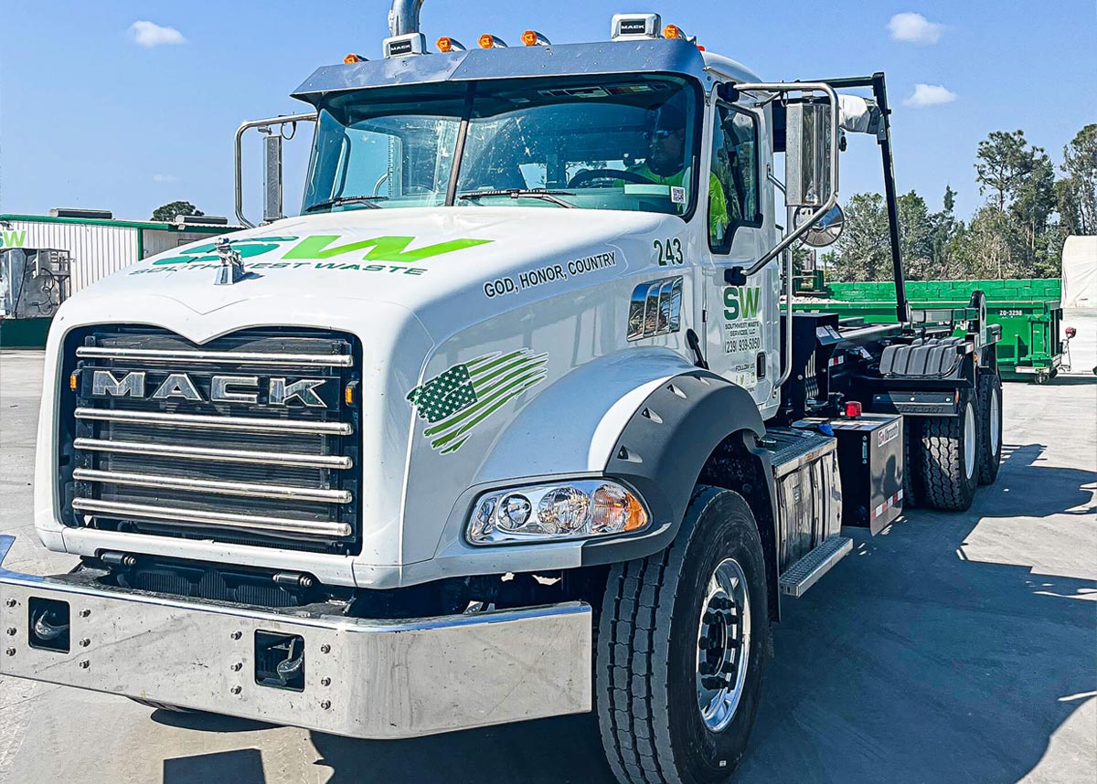 Featured Rolloff Truck Photo - Southwest Waste Services of Florida