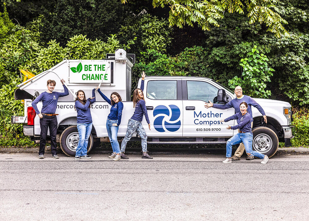 Mother Compost of Pennsylvania Satellite Loader Compost Dump